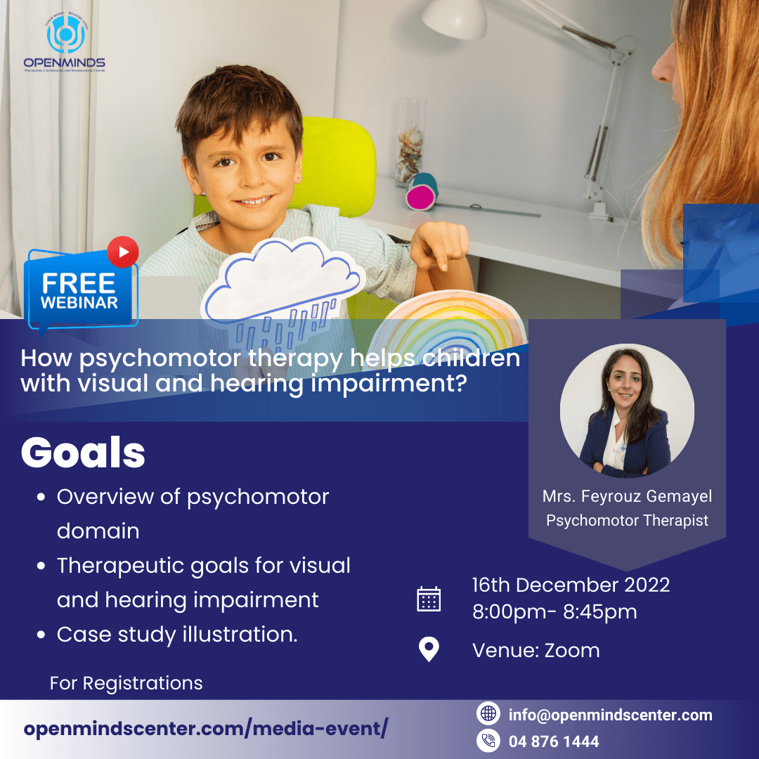 Free Webinar: Psychomotor Therapy helps Children with Visual & Hearing ...